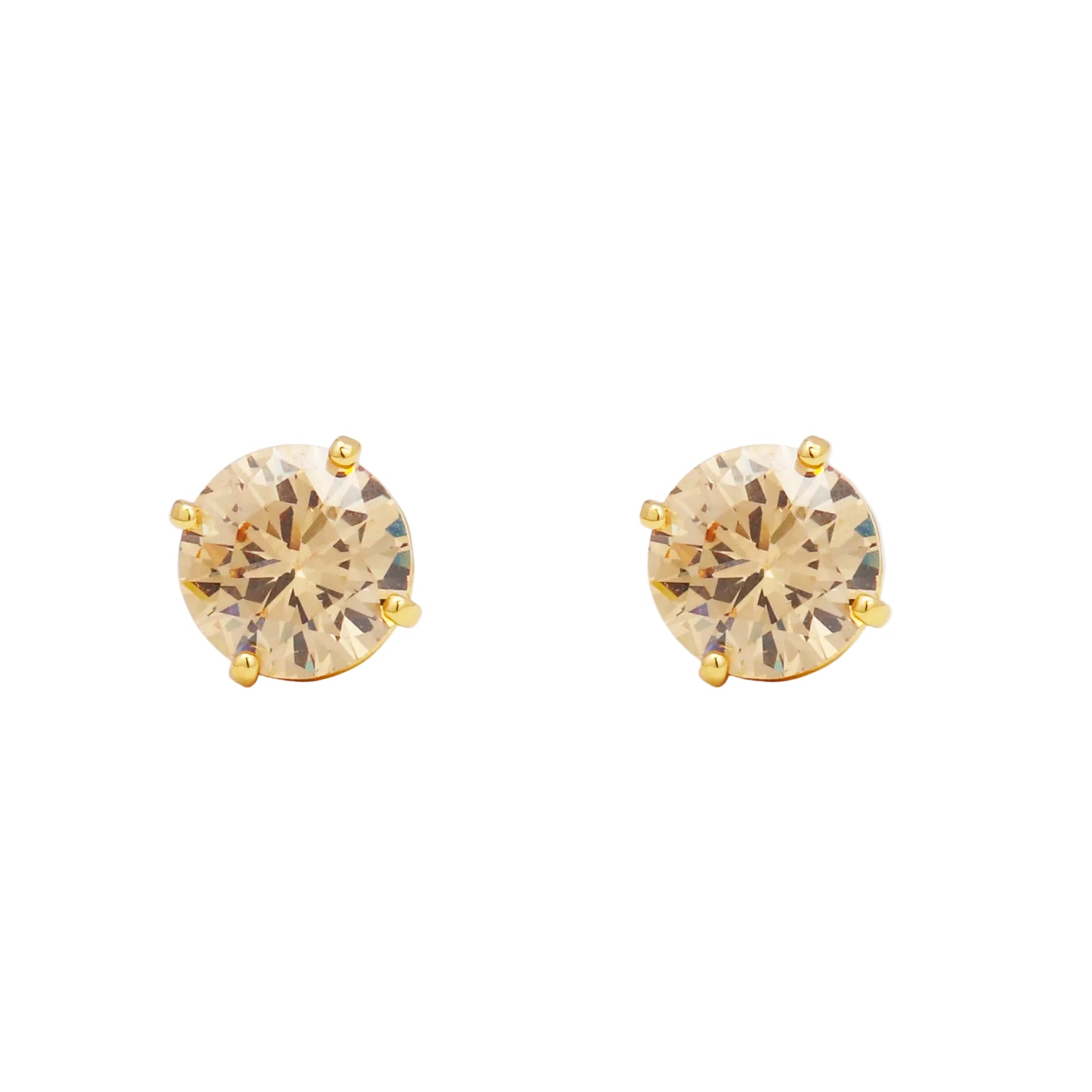 Classic Champagne CZ Studs – Lauren Amble Designs